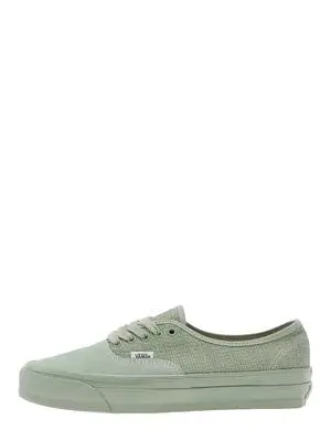VANS LX Authentic 44 Suede-Woven Sneakers Green