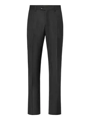 BILLIONAIRE Gessato Classic Joy Pinstripe Trousers - Black