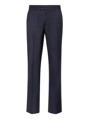 BILLIONAIRE Pinstripe Trousers - Blue