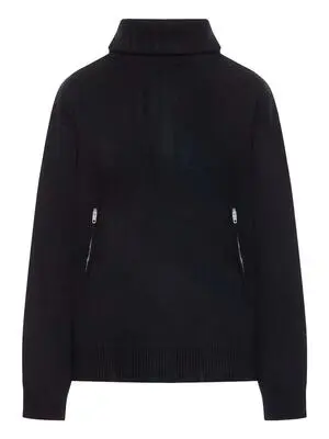 Balenciaga Worked Cotton Sweater - Black