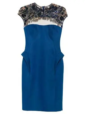 GEMY MAALOUF Sequin-embellished Minidress - Blue