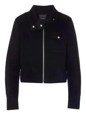 PINKO Zip-Front Cropped Jacket