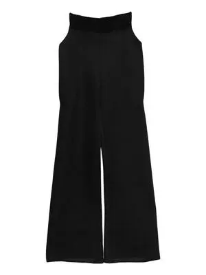 GEMY MAALOUF Textured Trousers - Black