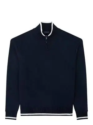 Paul & Shark Half-zip Wool Sweater - Blue