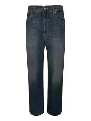 DONDUP Faded Straight-leg Jeans - Blue