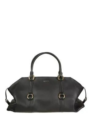 Alexander McQueen Farringdon Ring-detail Tote Bag - Black