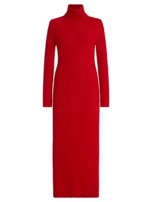 SERGIO HUDSON Cashmere-Wool Sweater Midi Dress