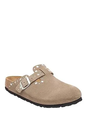 BIRKENSTOCK Boston Rivet Clogs - Beige