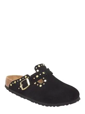 BIRKENSTOCK Boston Rivet Clogs - Black