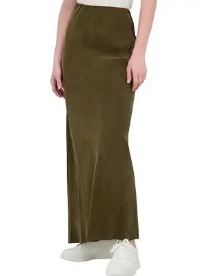 POINT Straight Slip Skirt - Olive
