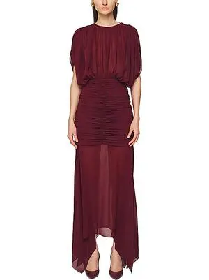 Ronny Kobo Louisa Dress - Burgundy