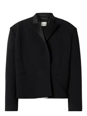 Khaite Comair Cropped Blazer - Black