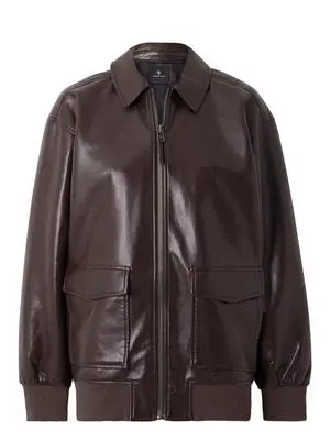 ANINE BING Kelanie Aviator Jacket - Brown