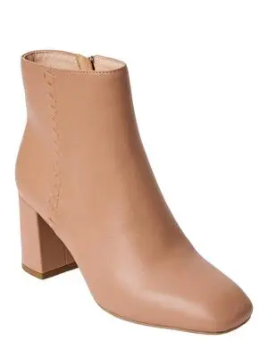Jack Rogers Augustine Leather Booties - Cafe Au Lait