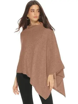 MONTICELLI CASHMERE Pure Cashmere Poncho - Camel