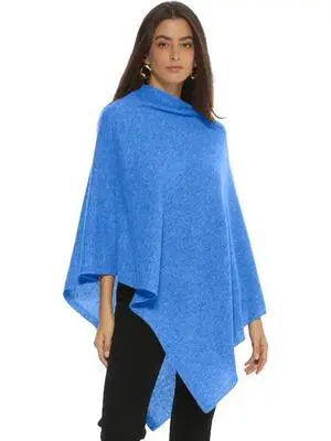 MONTICELLI CASHMERE Pure Cashmere Poncho - Jeans