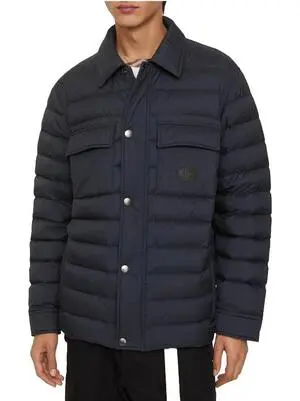 Burberry Nylon Padded Overshirt - Navy