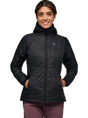 BLACK DIAMOND Solution Hooded Jacket - Black