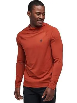 BLACK DIAMOND Alpenglow Hooded Shirt - Burnt Sienna