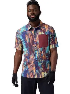BACKCOUNTRY Slickrock Short-sleeve Button-up Jersey - Multi-pendula Print