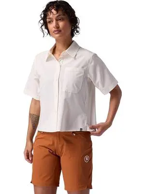 BACKCOUNTRY Slickrock Short-sleeve Button-up Jersey - Egret