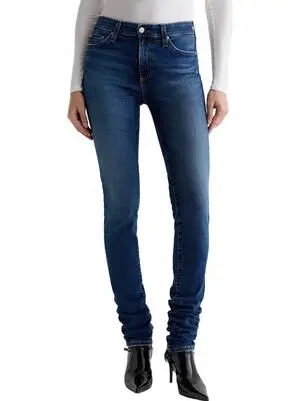 Ag Viola Mid-rise Stacked Skinny Jeans - Forgotten