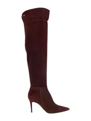 GIANVITO ROSSI 90mm Jules Suede Boots - Red