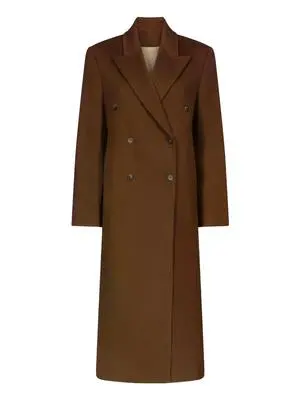 Loulou De Saison Peak Lapel Double-breasted Coat - Brown