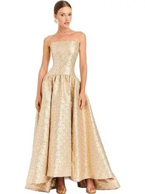 Mestiza New York Dropwaist Gown - Gold