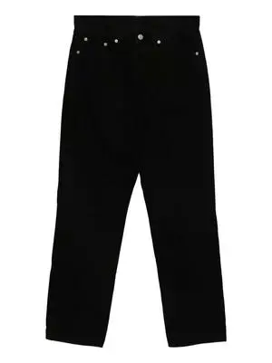 Ksubi Embroidered Patch Straight Leg Jeans - Black