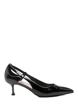 Liu Jo 55mm Cut-out Pointed-toe Pumps - Black