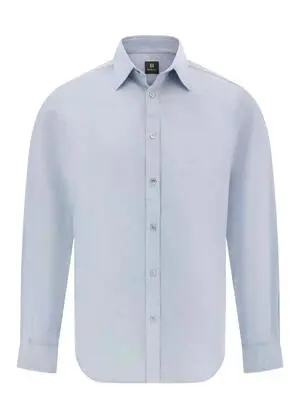 Boggi Milano Polo-collar Shirt - Blue