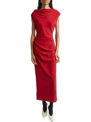 PROENZA SCHOULER Tasa Ruched Asymmetric Dress