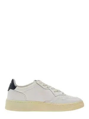 AUTRY Medalist Perforated Leather Sneakers - White