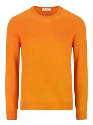 CHEZ PAUL Ribbed Sweater - Orange