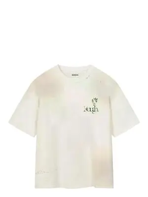 ROUGH. Logo-print T-shirt - White
