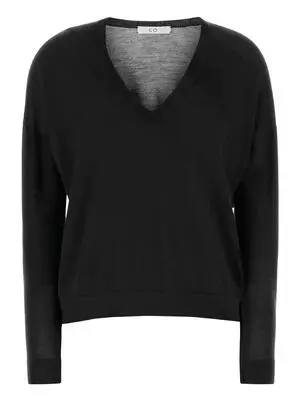 Co V-neck Cashmere Pullover - Black