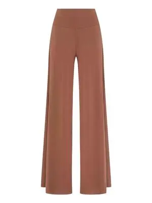 LYGIA & NANNY Gardens Wide-leg Trousers - Brown