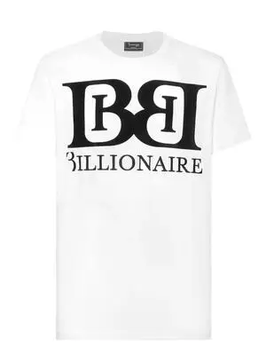 BILLIONAIRE Logo-print T-shirt - White