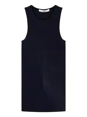 Tibi Racer-back Tank Top - Blue