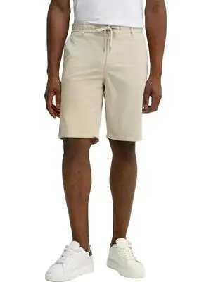 BOSS Drawstring-waistband Shorts - Neutrals