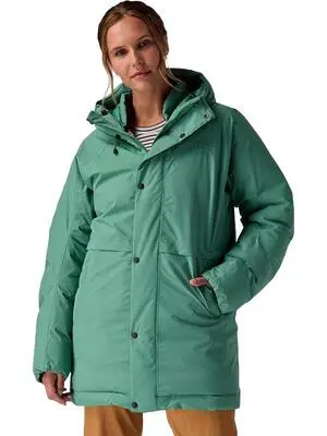BACKCOUNTRY ALLIED Down Apres Parka Gearhead Green