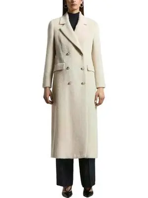 Peserico Double-breasted Coat - Neutrals