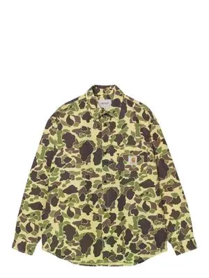 Carhartt Work In Progress Duck Camouflage-print Shirt - Yellow