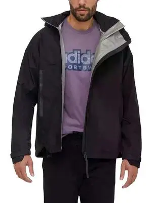 Adidas Hooded Jacket - Black