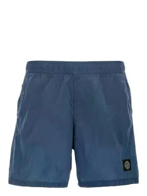 Stone Island Elasticated-waist Shorts - Blue
