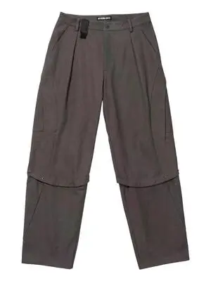 HYEIN SEO Paneled Pleated Trousers - Grey