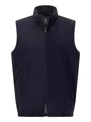Boggi Milano Zip-front Gilet - Blue