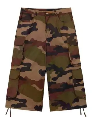 ROUGH. Camouflage Cargo Shorts