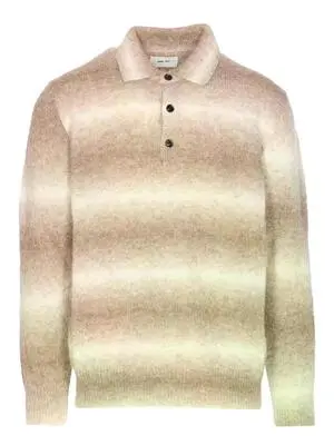 Nn07 Long-sleeve Polo Shirt - Neutrals